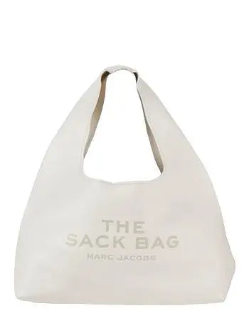 Marc Jacobs Leather Shoulder Hobo Bag - White