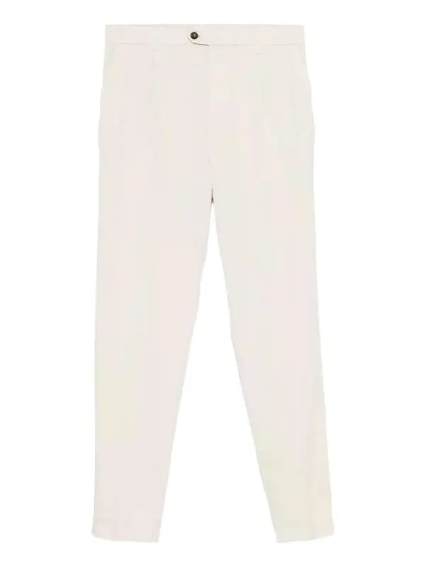 Eleventy Cotton Trousers - Neutrals