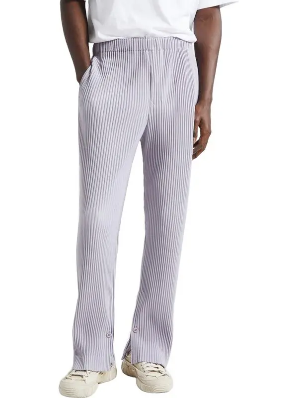 Issey Miyake Monthly Colors June Pleated Pants - Cloud Gray
