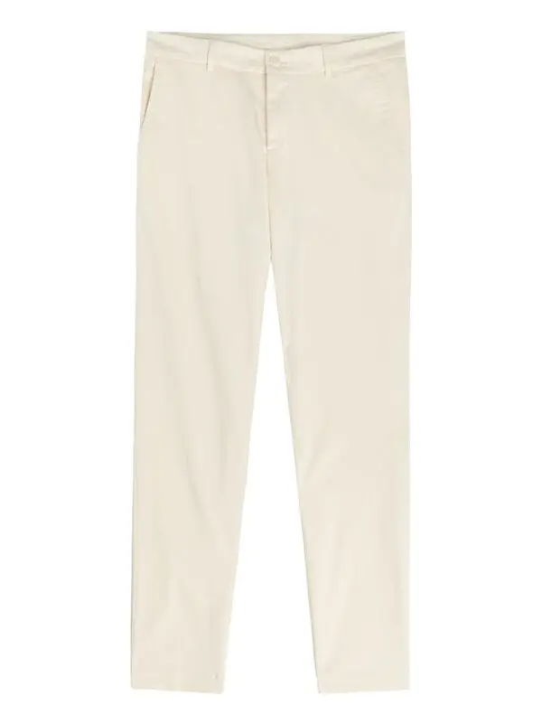 Hugo Boss P-genius Tapered Cotton-blend Trousers - Beige