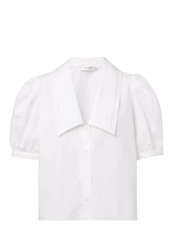 FRAME Cotton Top - White