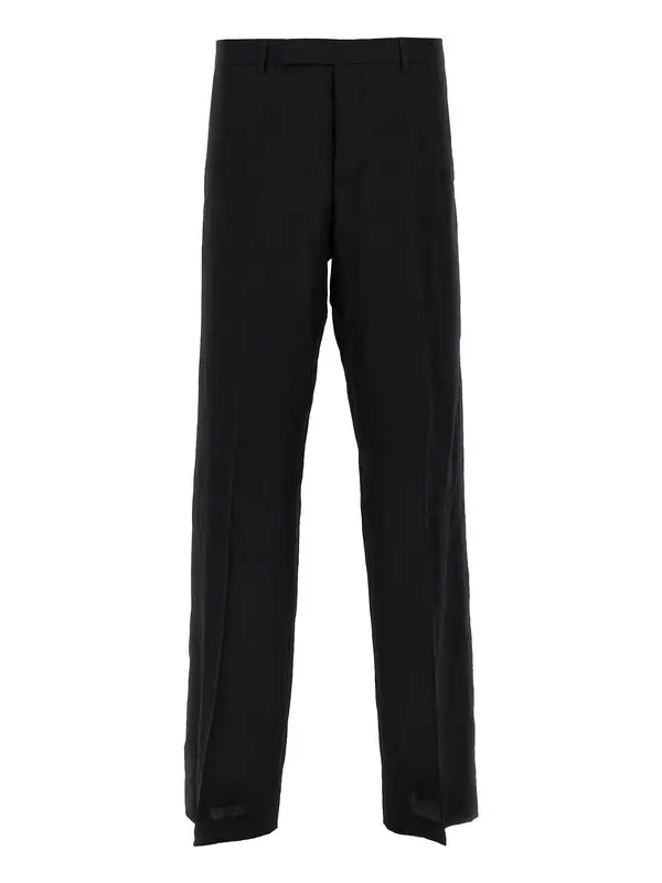 Rick Owens Tailored Dietrich Wool Pants - Black