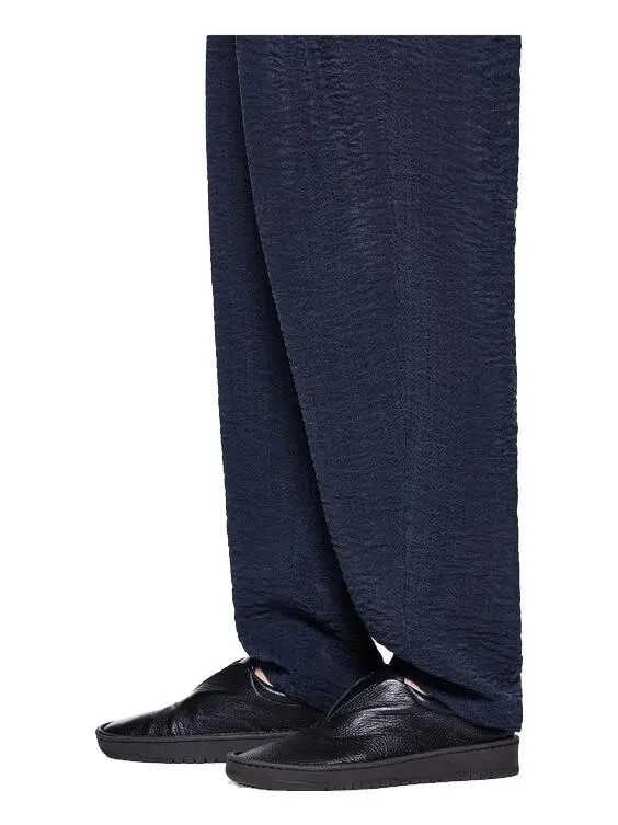 Giorgio Armani Jacquard Cupro Trousers - Blue