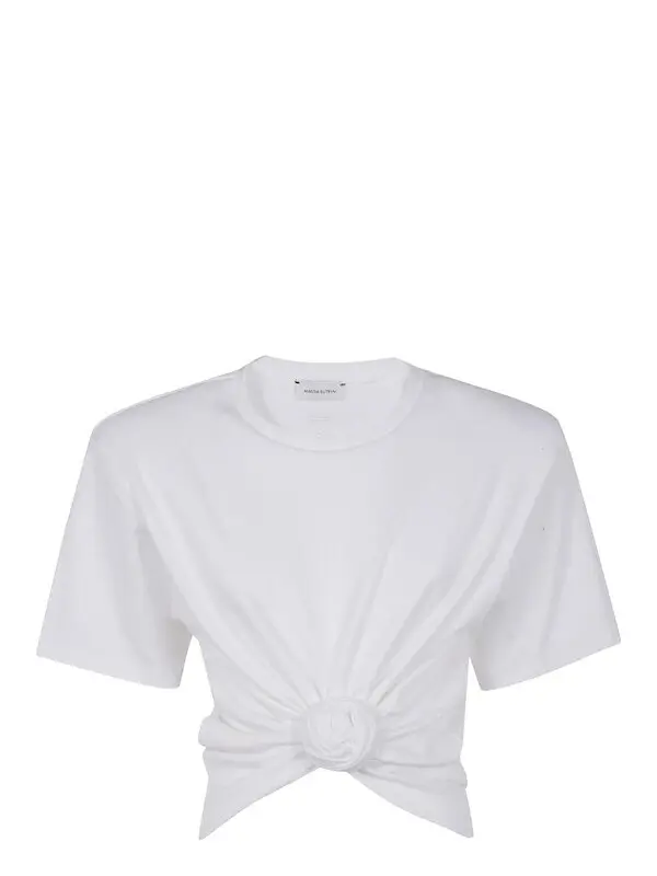 Magda Butrym Cropped T-shirt - Beige