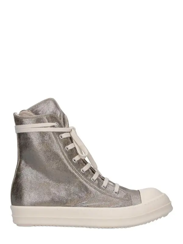 Rick Owens High-top Sneakers - Silver