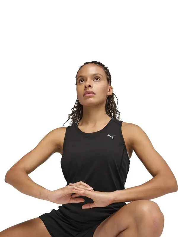 PUMA Run Velocity Tri-blend Running Tank Top - Black
