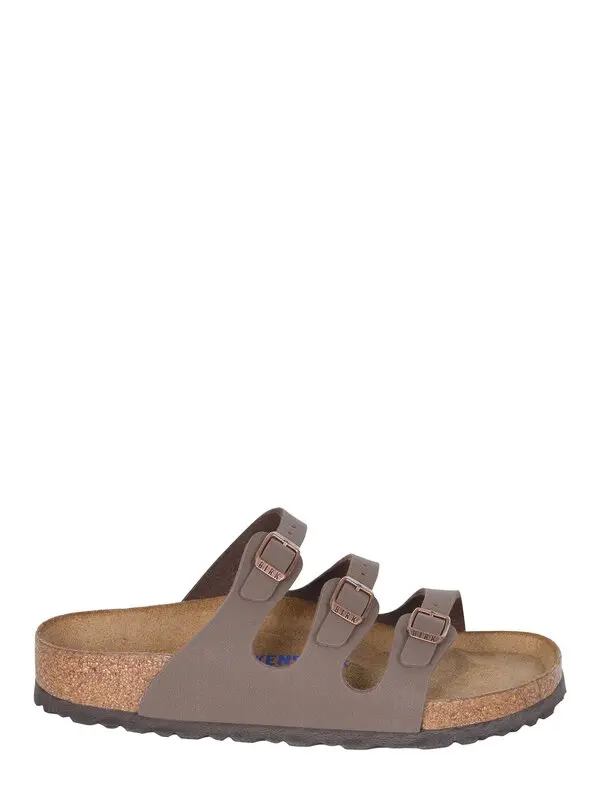 BIRKENSTOCK Florida Birko-flor Slippers - Mocca