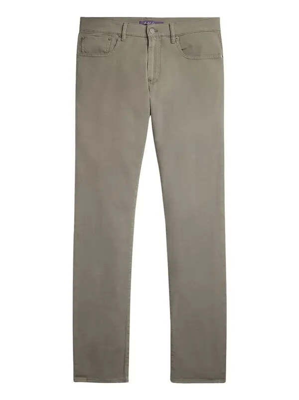 Ralph Lauren Slim Fit Stretch Twill Pants - Grey