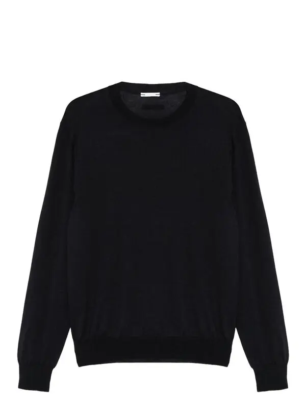 Jacob Cohen Wool And Silk Crewneck Sweater - Blue