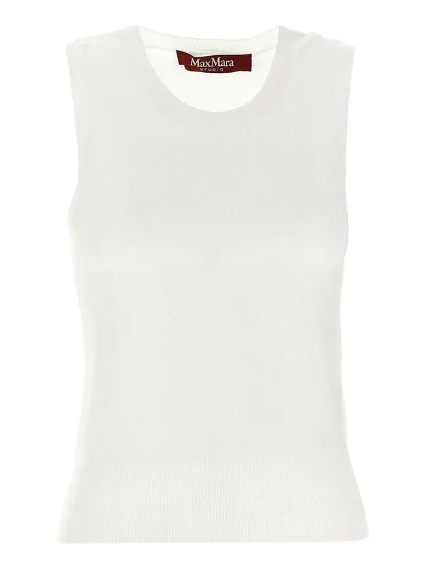 MAX MARA STUDIO Pedone' Top - White