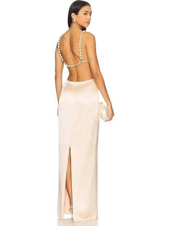 Retrofete Evita Dress - Honey Beige