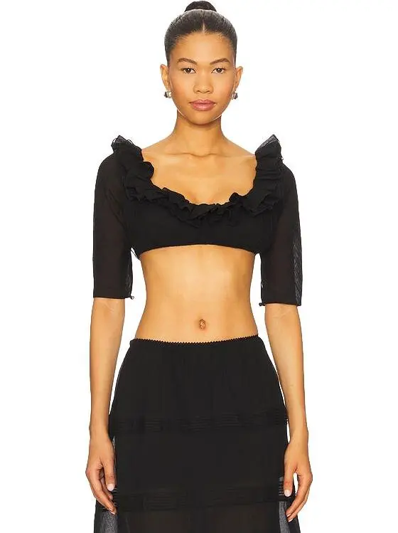 MIRROR PALAIS Blouse - Black