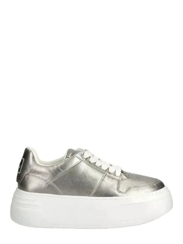 Marc O'polo Metallic-finish Platform Sneakers - Grey