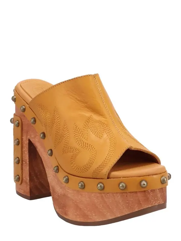 DINGO Free Spirit Platform Slide Sandal - Plantain
