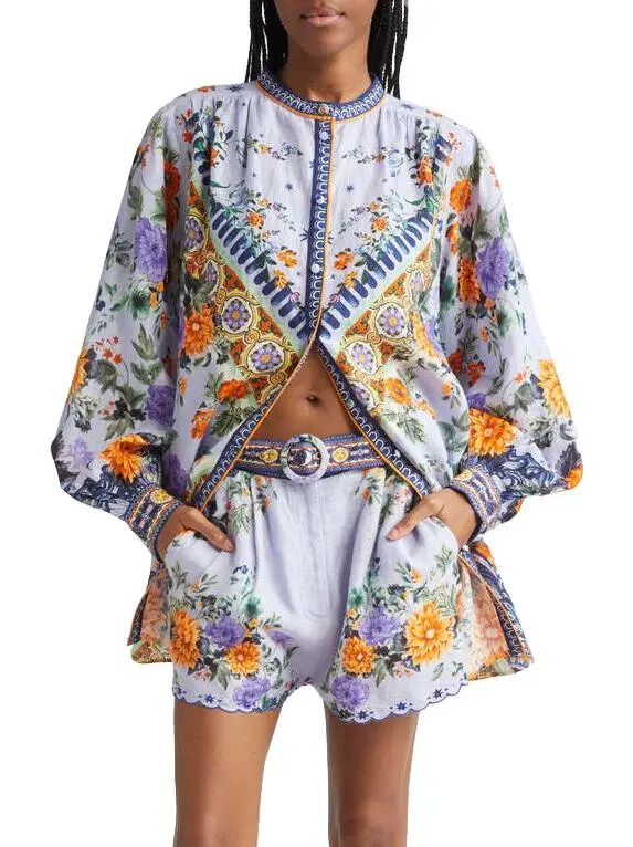 Camilla Luscious Linen Shirt - Luscious In Lisbon