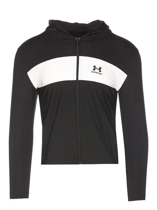 Balenciaga Under Armour Zip Sweatshirt - Black