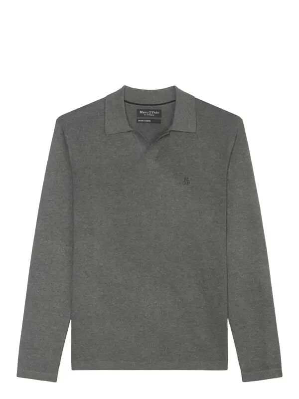 Marc O'polo Long-sleeve Polo Sweater - Grey