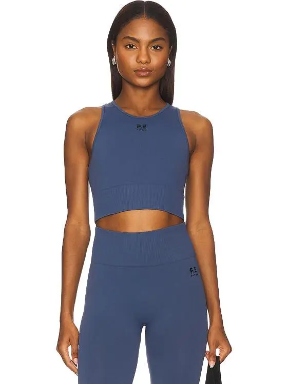 P.E Nation Restore Seamless Tank Top - Vintage Indigo