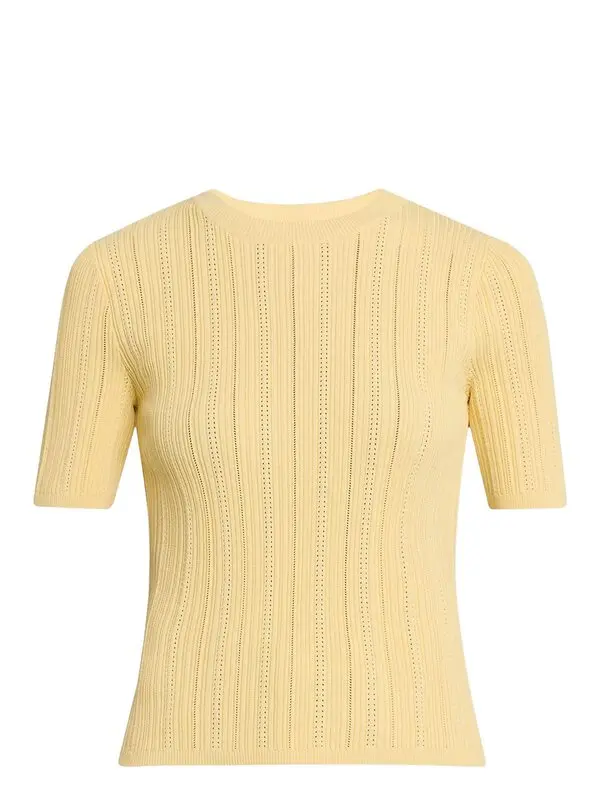 Rag & Bone Camryn Pointelle Tee - Sunlt