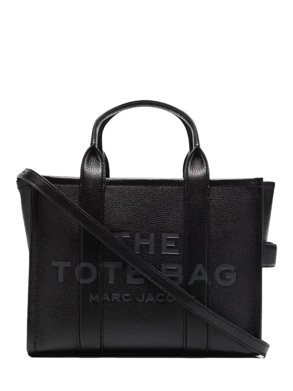 Marc Jacobs The Medium Leather Tote Bag - Black