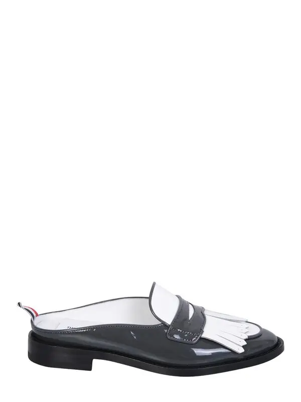 Thom Browne Varsity Mule Loafer - Grey