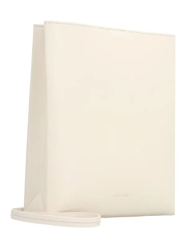 Calvin Klein Leather Crossbody Bag - White