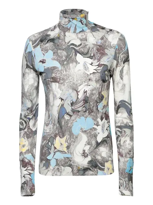 Tory Burch Long Sleeve Top - Multicolor
