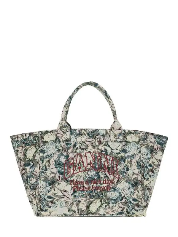 GANNI Tapestry Xxl Tote Bag - Multicolour