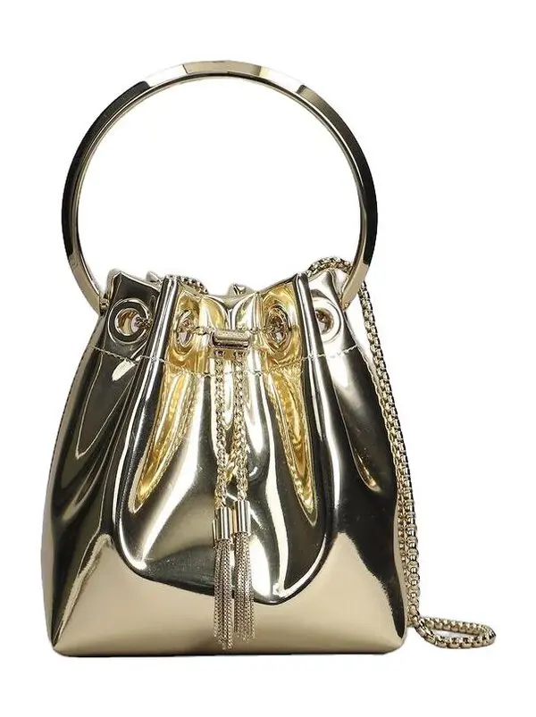 JIMMY CHOO Bon Bon Handbag - Gold