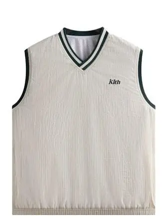 Kith X Wilson Dobby Reversible Vest - Sandrift