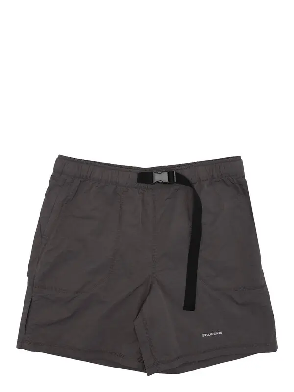 STUDENTS Classic Utility Nylon Shorts - Charcoal