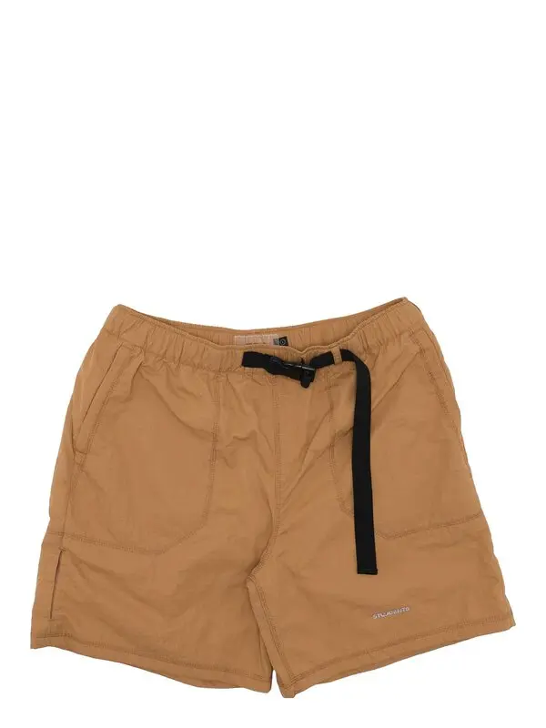 STUDENTS Classic Utility Nylon Shorts - Tan