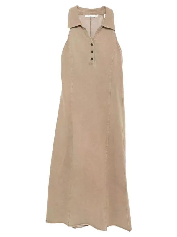 B+AB Sleeveless Midi Dress - Neutrals