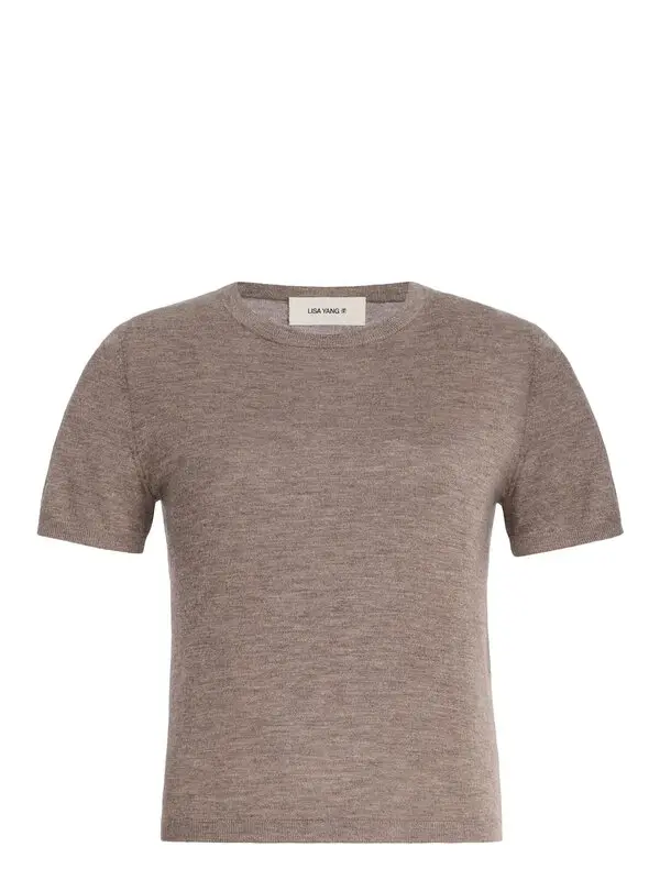 LISA YANG Delila Cashmere T-shirt - Neutral