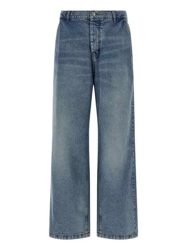 Ami Wide Leg Jeans - Blue