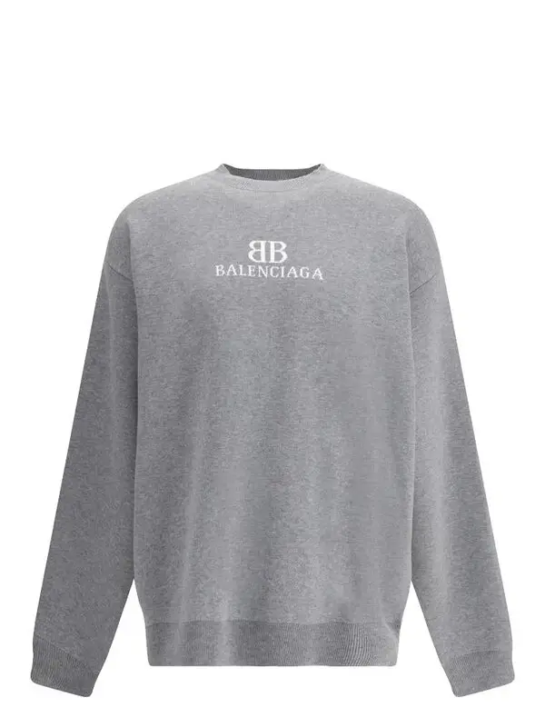 Balenciaga Cotton Sweater - Grey