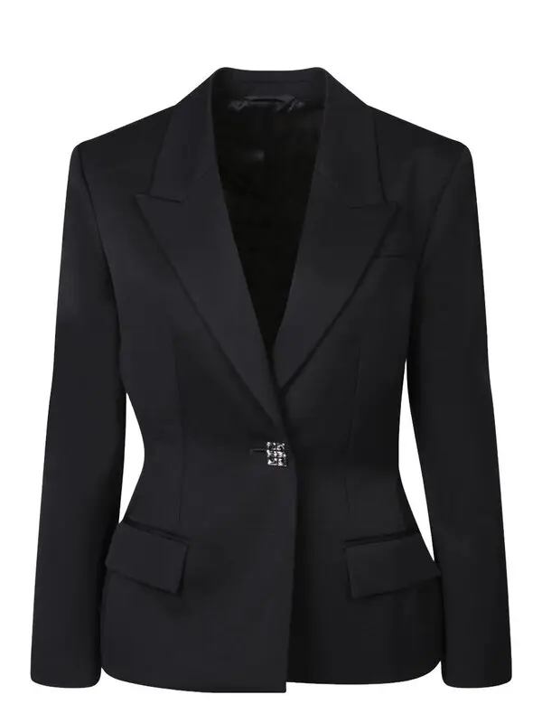 Givenchy Wool Single-button Jacket - Black