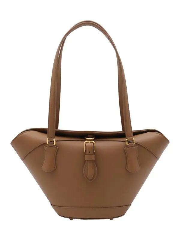 Dolce & Gabbana Leather Satchel - Brown