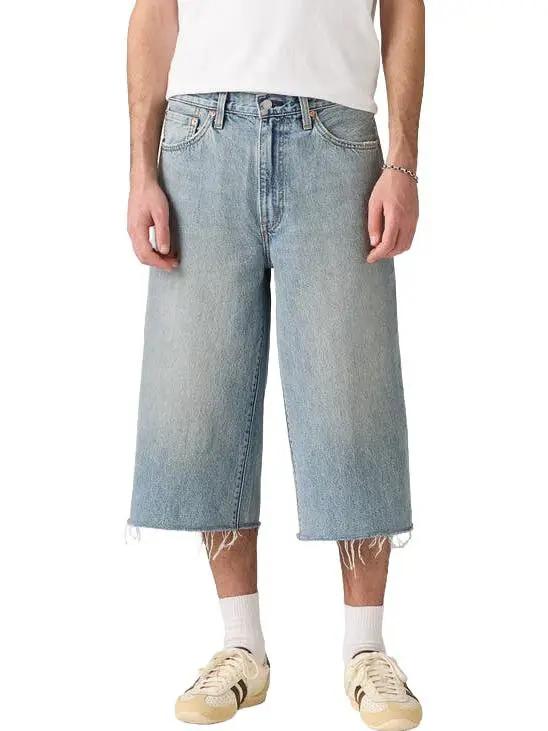 LEVI'S 478™ Raw Hem Capri Jeans - Mellow Mornings