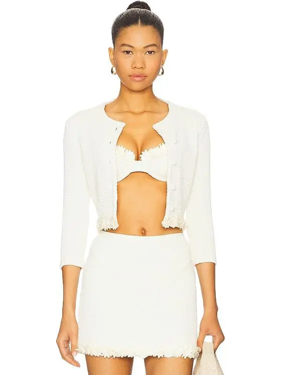 Devon Windsor Harlan Jacket - Textured Cream