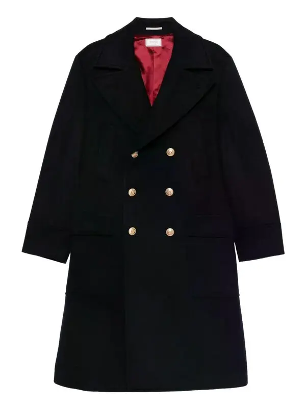 Brunello Cucinelli Double-breasted Coat - Blue