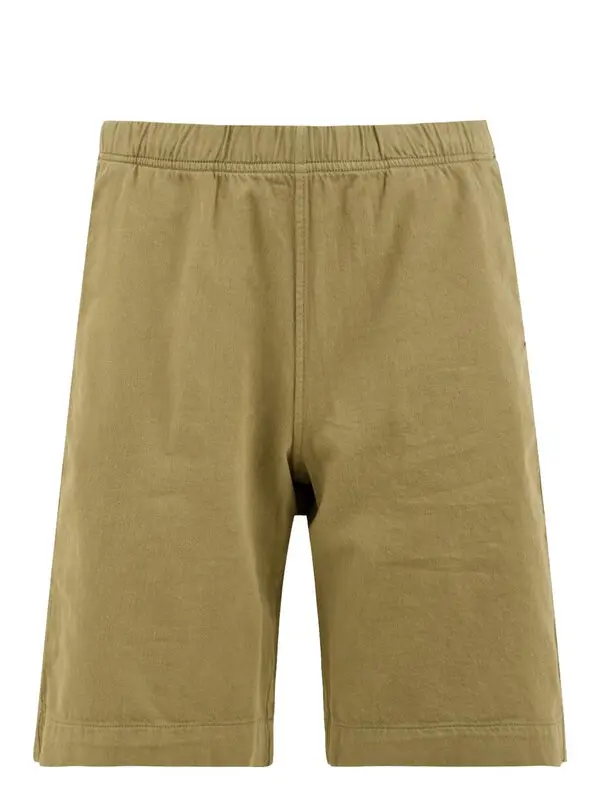 Paul Smith Cotton-linen Blend Shorts - Light Greyish Green