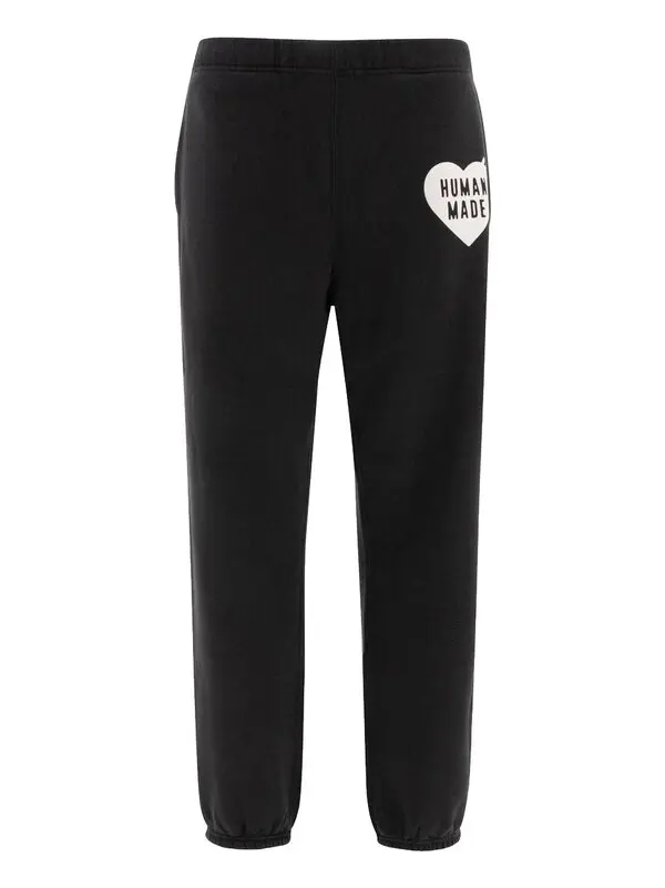 HUMAN MADE Cotton Pants With Logo - Black
