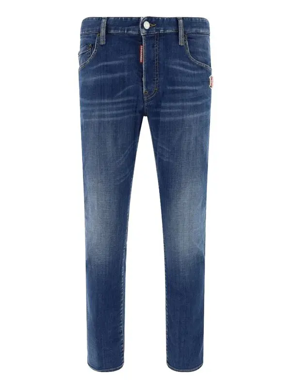 Dsquared2 Cotton Skater Jeans - Blue