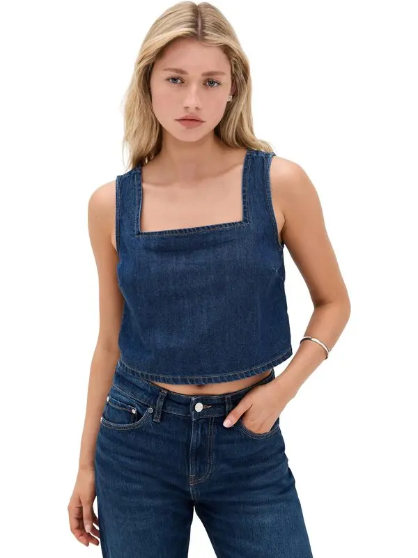 Paige Aelita Denim Top - Splendor