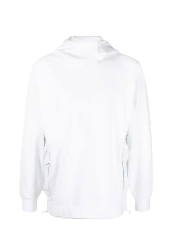 C.P. COMPANY Logo Hoodie - White