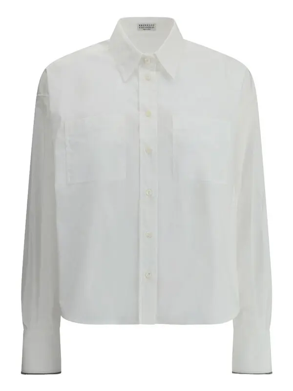 Brunello Cucinelli Cotton Shirt - White