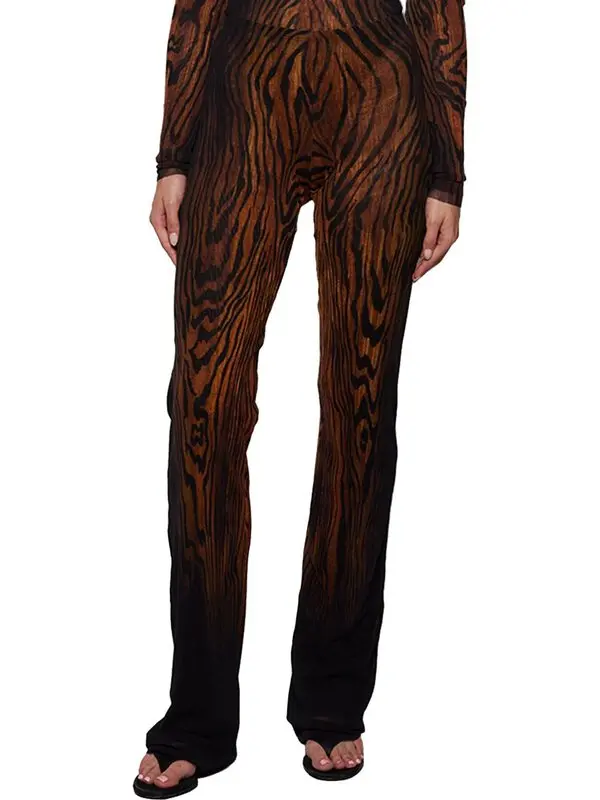 Jean Paul Gaultier Mesh Trousers - Black