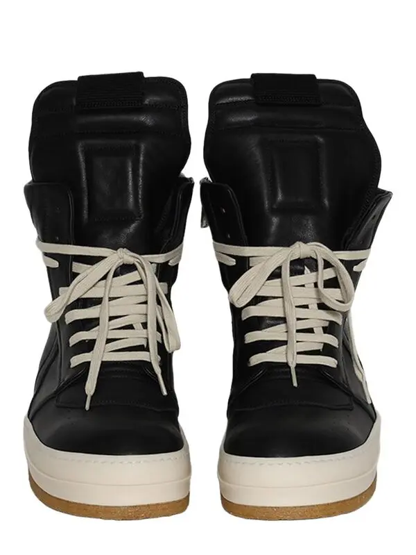 Rick Owens Creep Geobasket Sneakers - Black