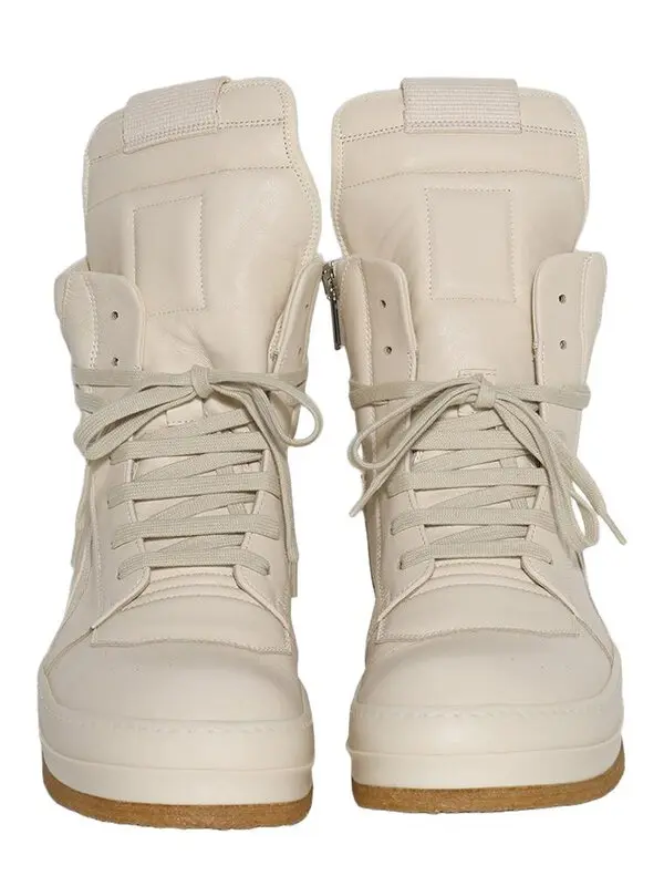 Rick Owens Creep Geobasket Sneakers - White